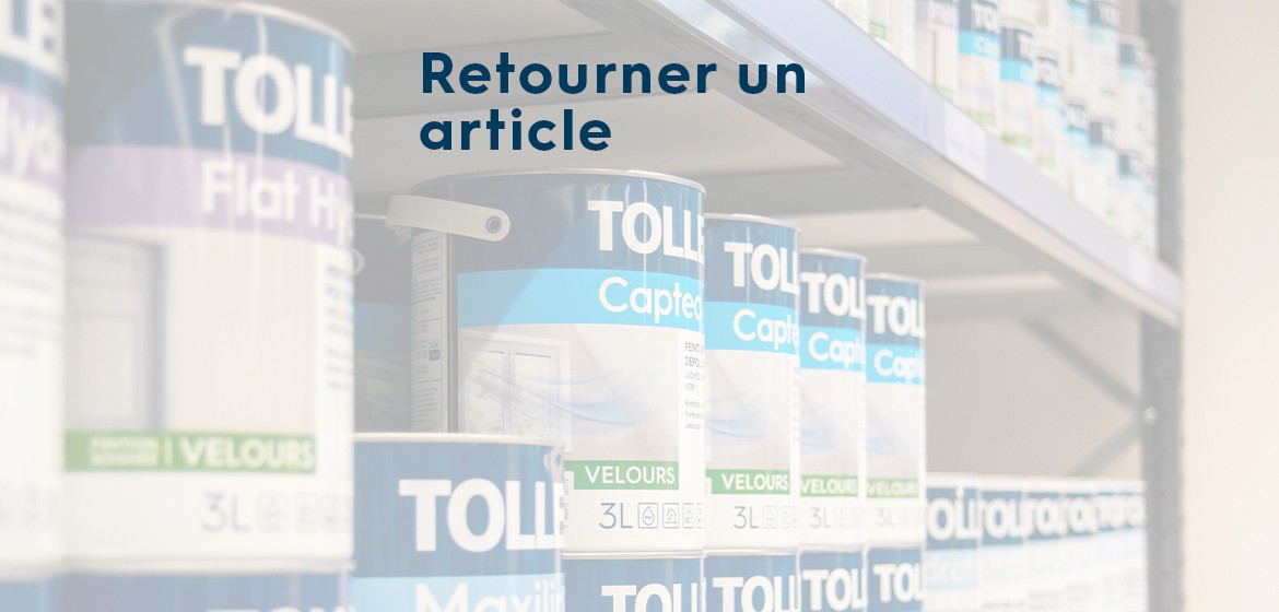 Comment retourner mon article (incomplet, défectueux, cassé) ? - Tollens